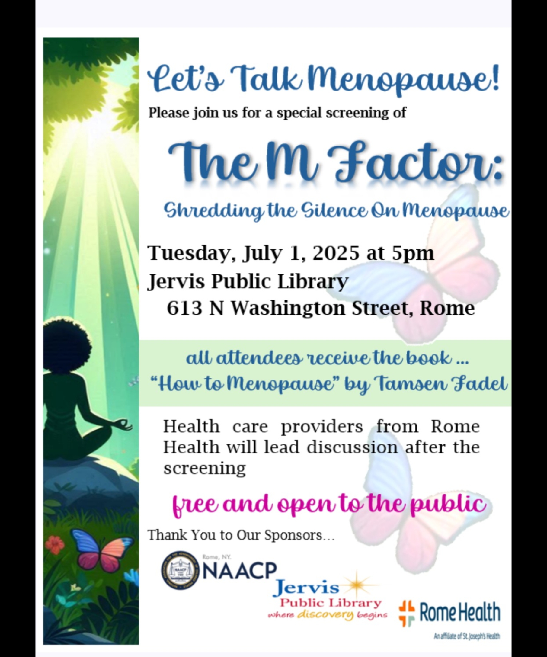 The M Factor - A Conversation on Menopause | Cornhill Revitalization ...